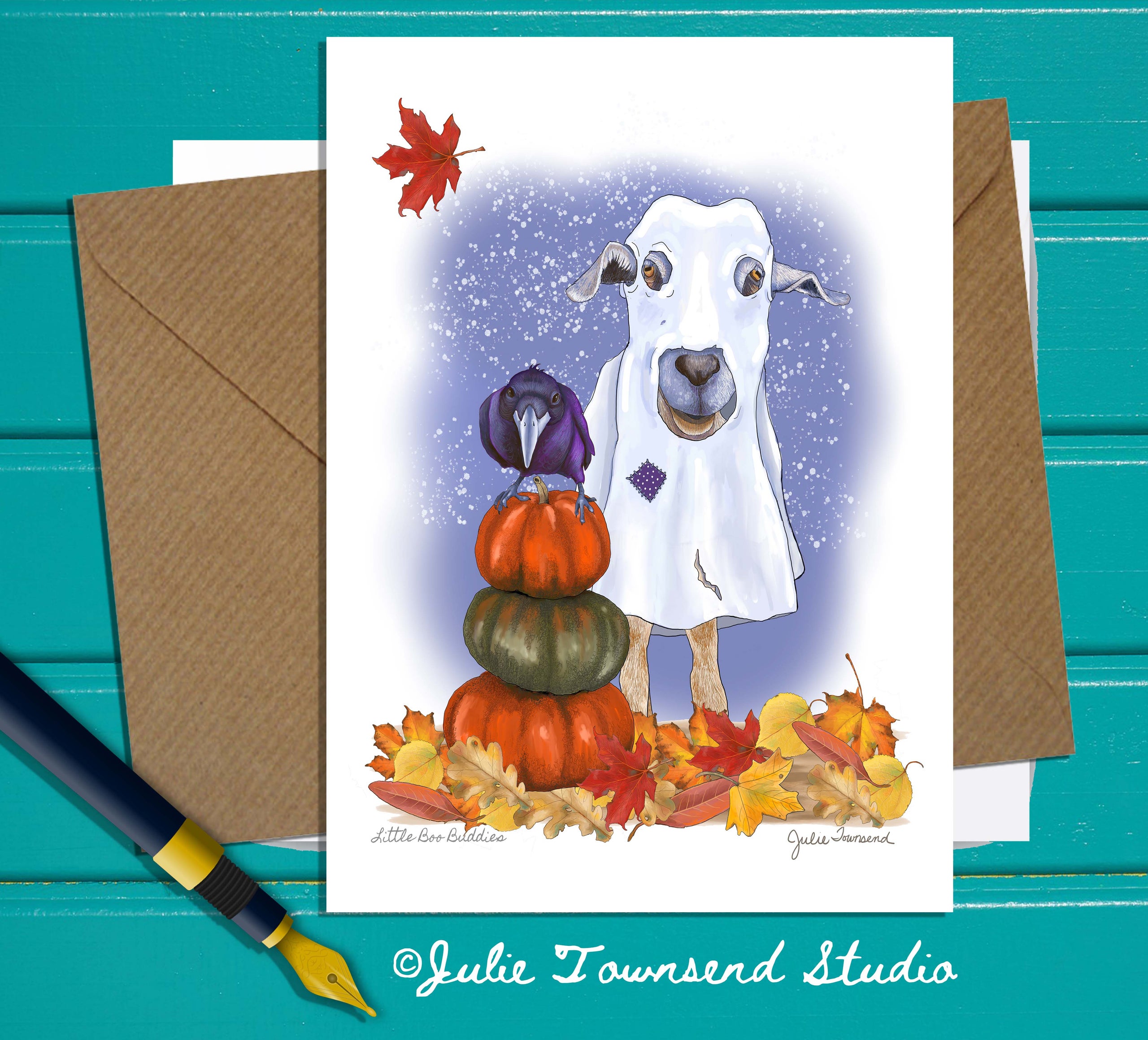 Brighten up your holidays with my little BOO GHOST Critter designs ...